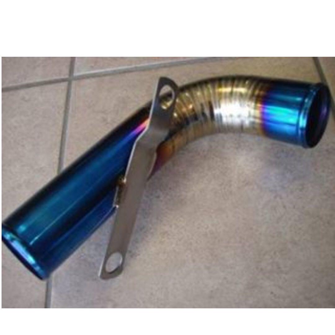 Mitsubishi Lancer Evolution X / EVO 10 4B11T Titanium Upper Intercooler piping for EVO X / 10 ...