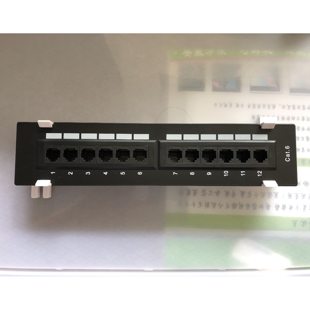 Patch Panel 12 Port CAT6, Computers & Tech, Parts & Accessories ...