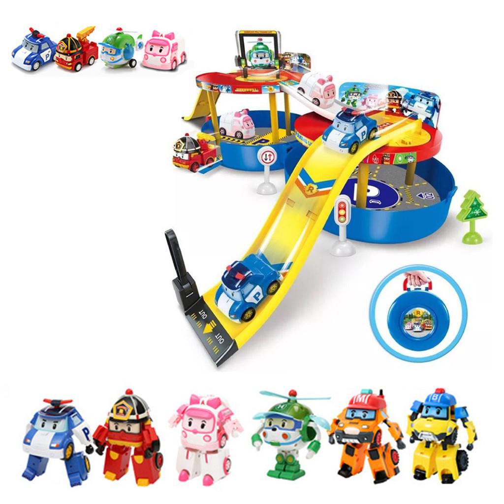 Poli Car Super Parking Lot Track Play Set, Hobbies & Toys, Toys & Games ...