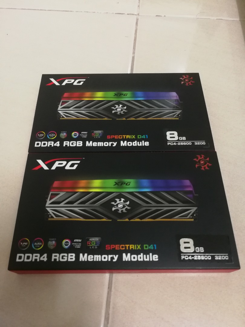 Ram ADATA XPG D41 16GB DDR4 3200MHZ, Computers & Tech, Desktops on ...