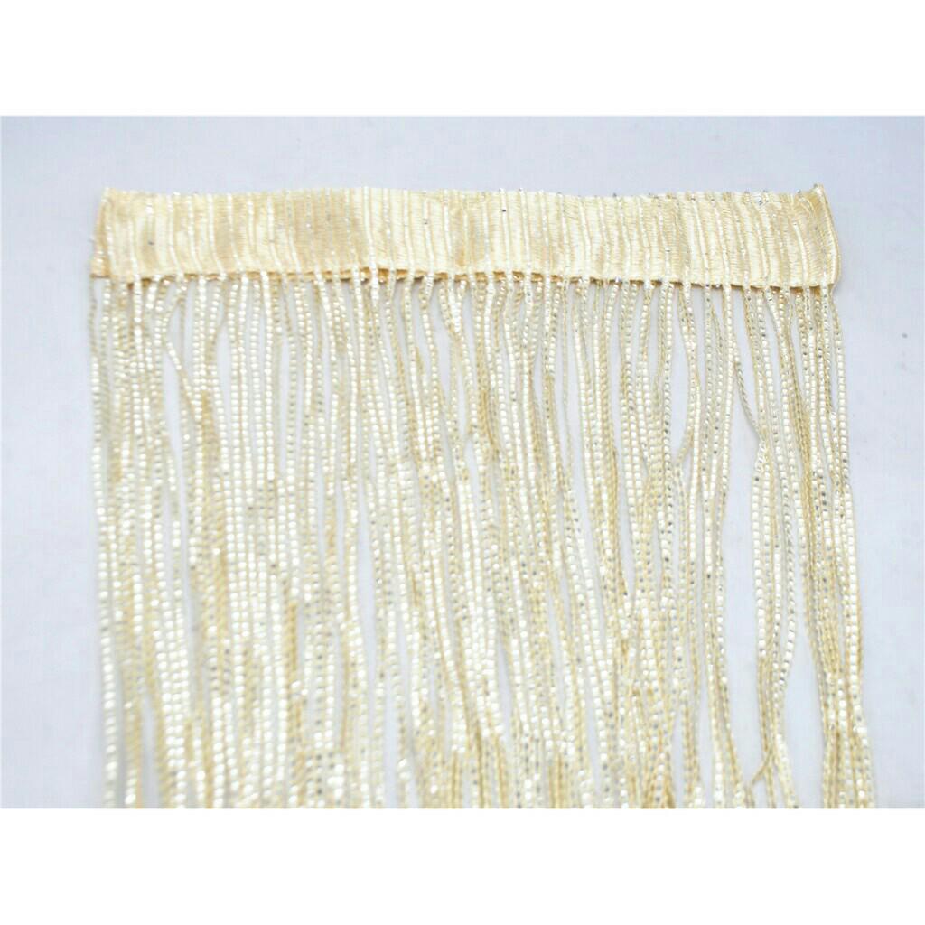 Silver string curtain, Furniture & Home Living, Home Decor, Curtains ...