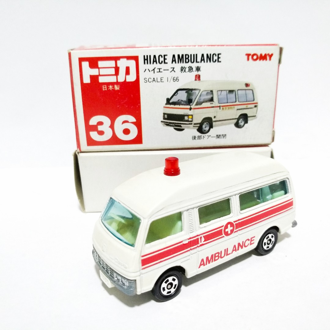 [Tomy/Tomica] #36 HiAce Ambulance [Made in Japan], Hobbies & Toys, Toys ...