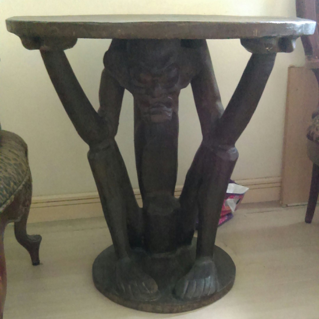 Tribal Carved Table Furniture, Furniture & Home Living, Furniture ...