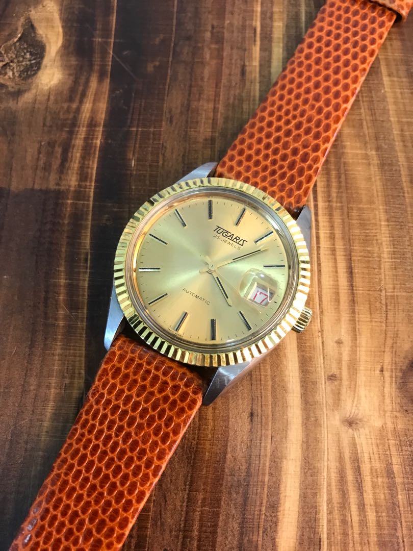 Tugaris 25 Jewels Automatic Date, Luxury, Watches on Carousell