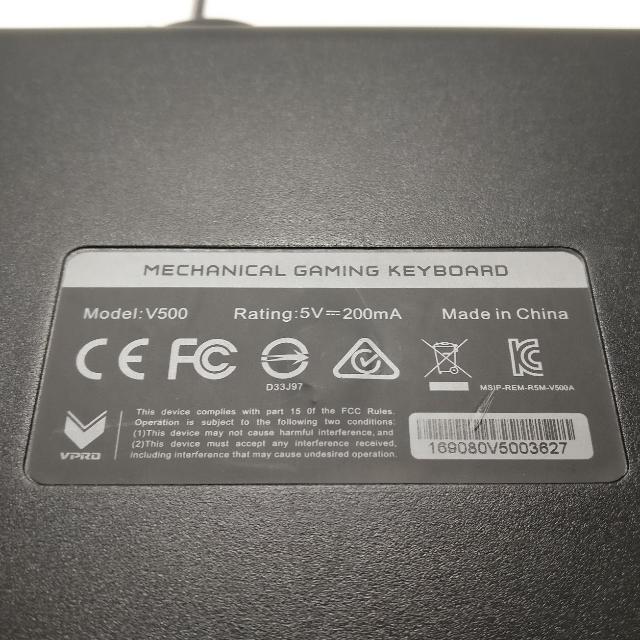 VPRO Gaming Mechanical Keyboard (v500), Computers & Tech, Laptops ...
