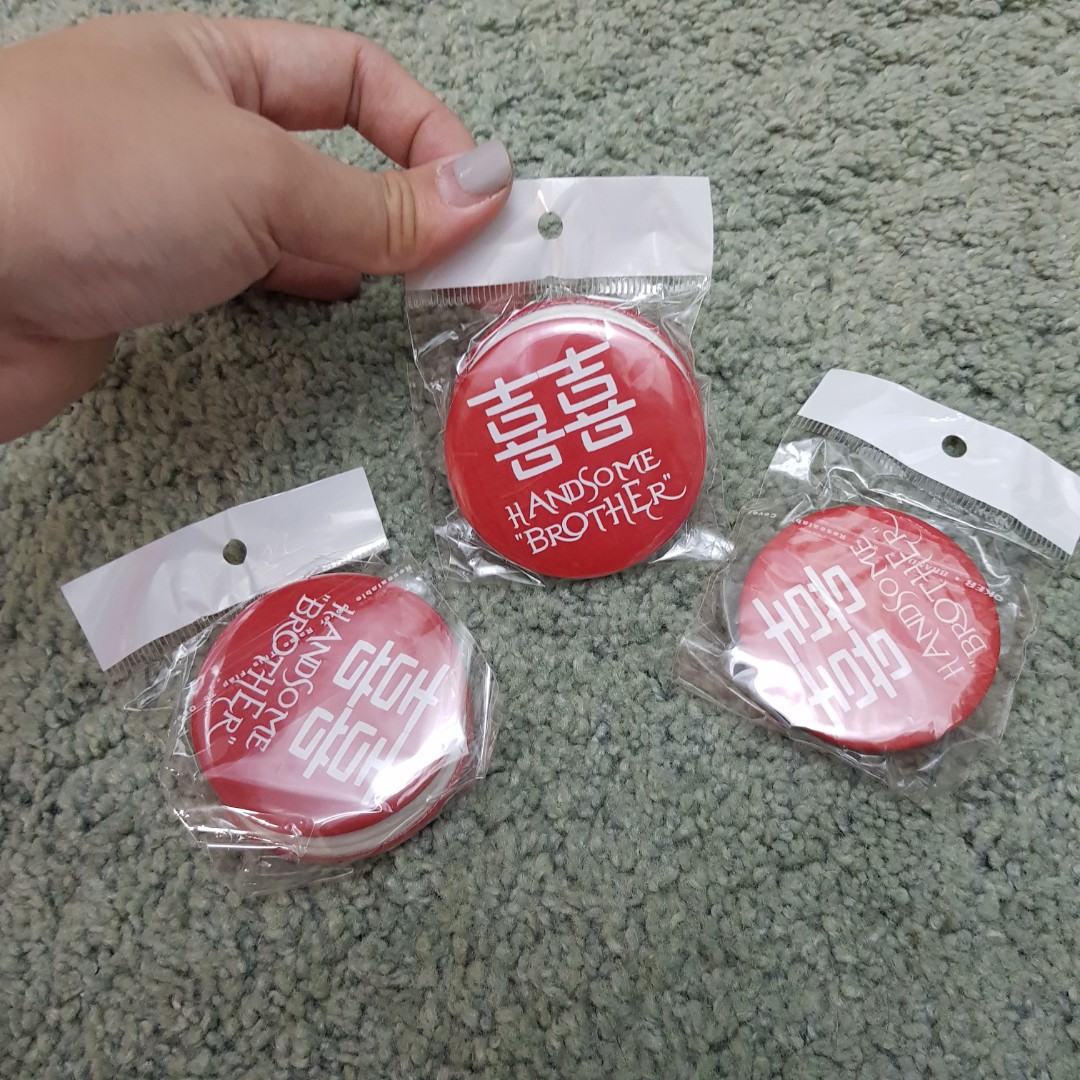 Xi wedding brother's pin 2 in a pack, Hobbies & Toys, Stationery ...