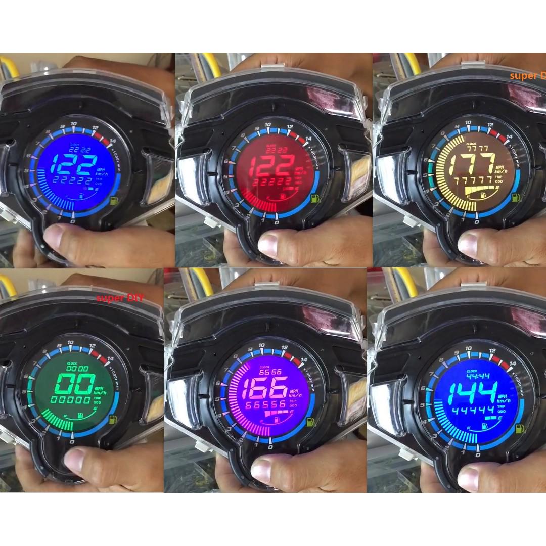yamaha lc 135 LCD digital meter speedometer rpm, Motorbikes on Carousell