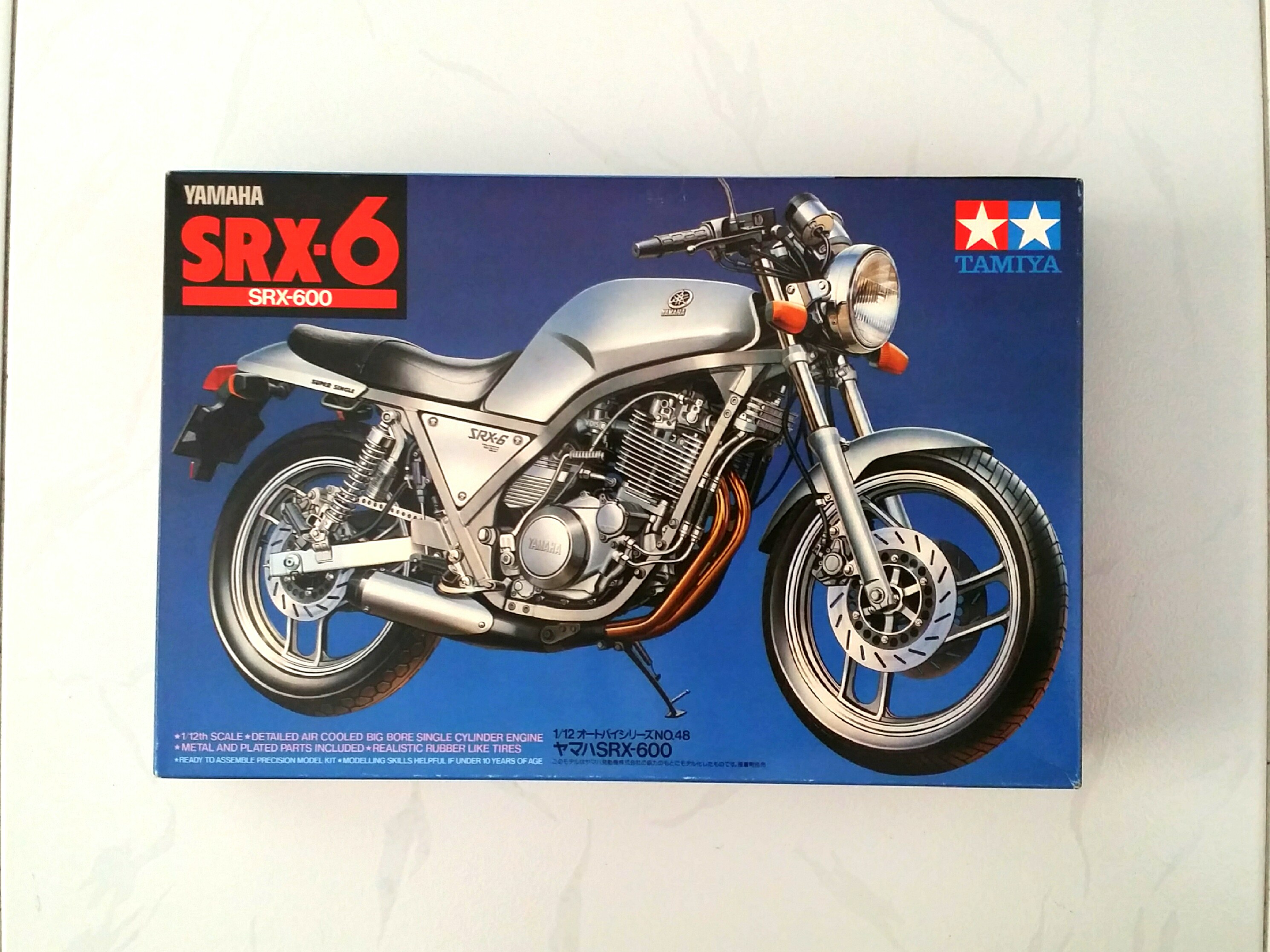 1/12 Tamiya Yamaha SRX-6 *Vintage set* (Plastic Scale Motorcycle Bike Model), Hobbies & Toys ...