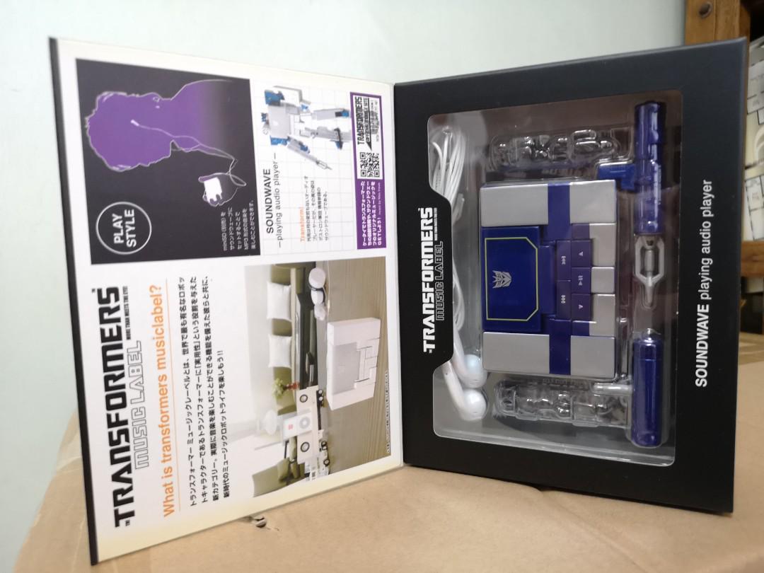 全新 Transformers Soundwave 變形金剛 音波可變形 MP3 Player, 興趣及遊戲, 玩具 & 遊戲類 ...