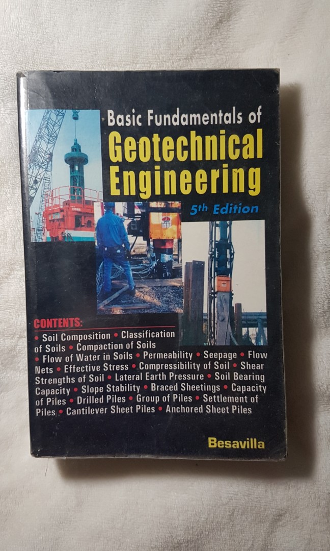 Basic Fundamentals of Geotechnical Engineering by Besavilla, Hobbies ... Basic Fundamentals of Geotechnical Engineering by Besavilla, Hobbies ...
