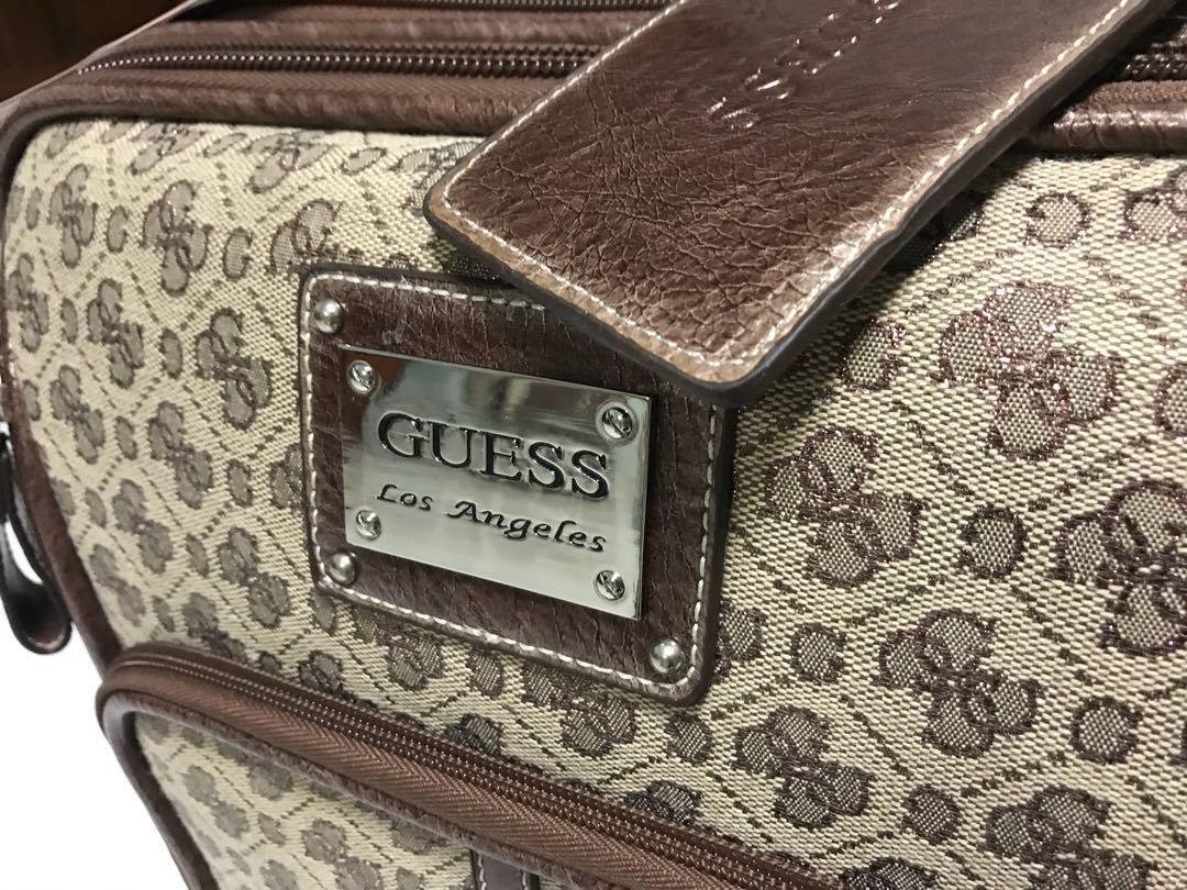Brand new Guess luggage bag, Hobbies & Toys, Travel, Luggage on Carousell