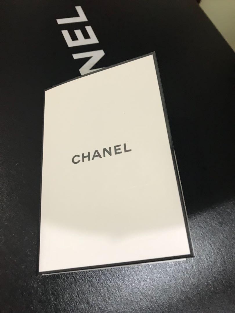 Chanel Gift Receipt Card, Luxury, Accessories on Carousell