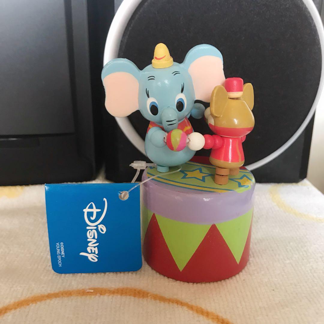 Disney DUMBO & TIMOTHY Wooden Push Puppet, 興趣及遊戲, 玩具 & 遊戲類 - Carousell
