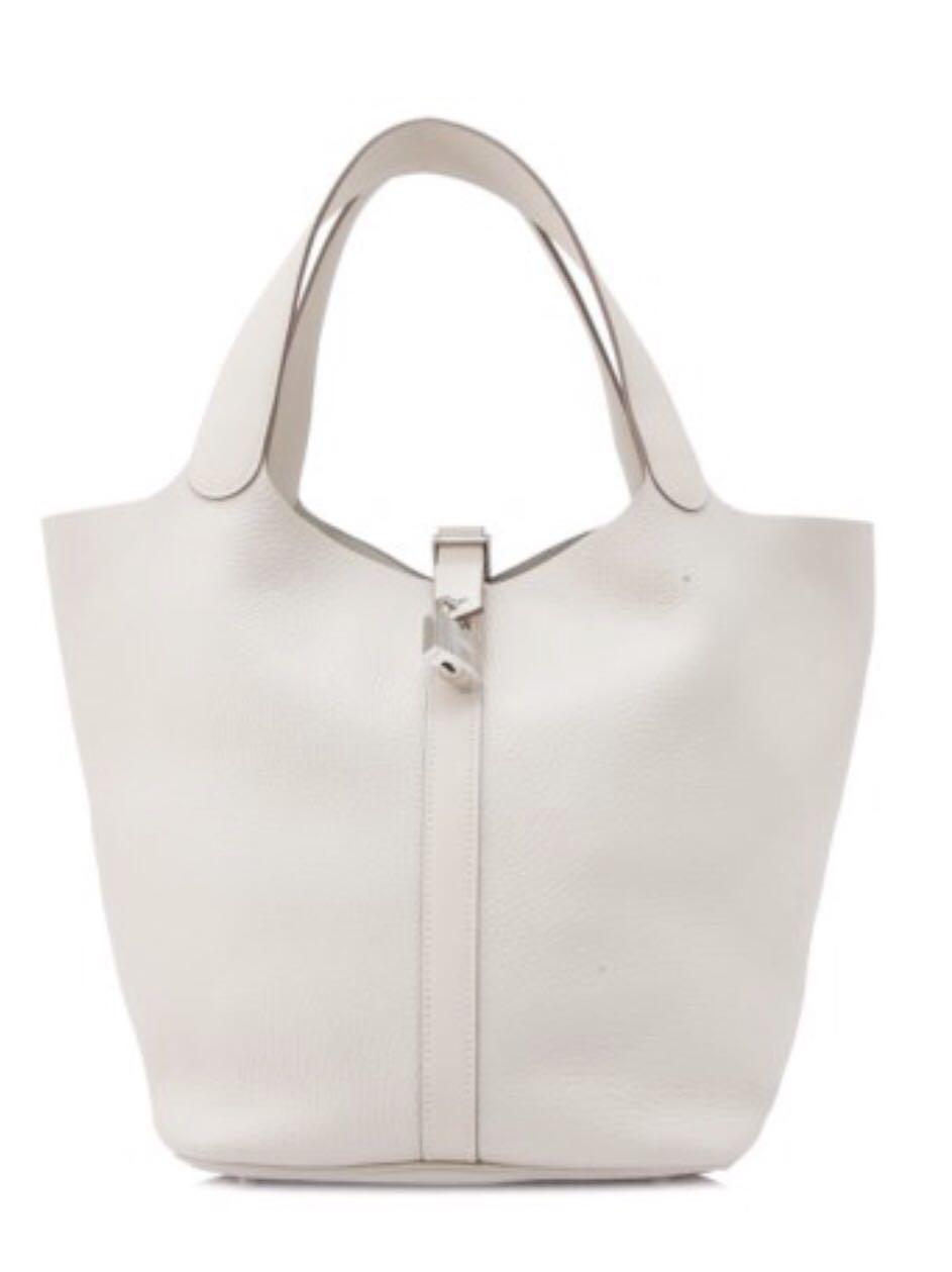 Hermes Picotin Lock 26 in Craie, Luxury on Carousell