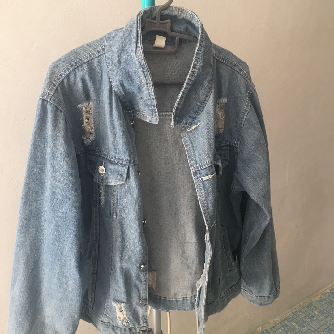 Light blue denim jacket, Men's Fashion, Coats, Jackets and Outerwear on ...