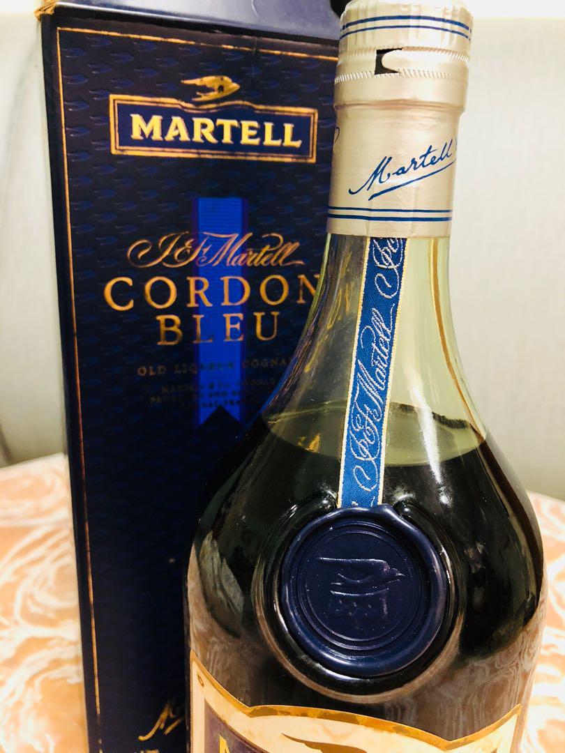 Martell Cordon Bleu Old Liqueur Cognac, Food & Drinks, Alcoholic ...
