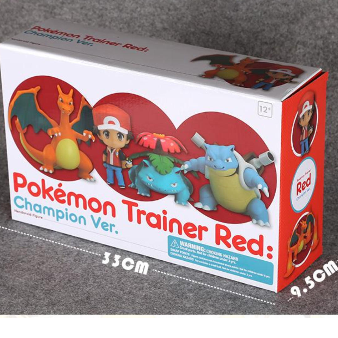 Nendoroid Figure Pokemon Trainer Red: Champion Ver. Posable Figure ...