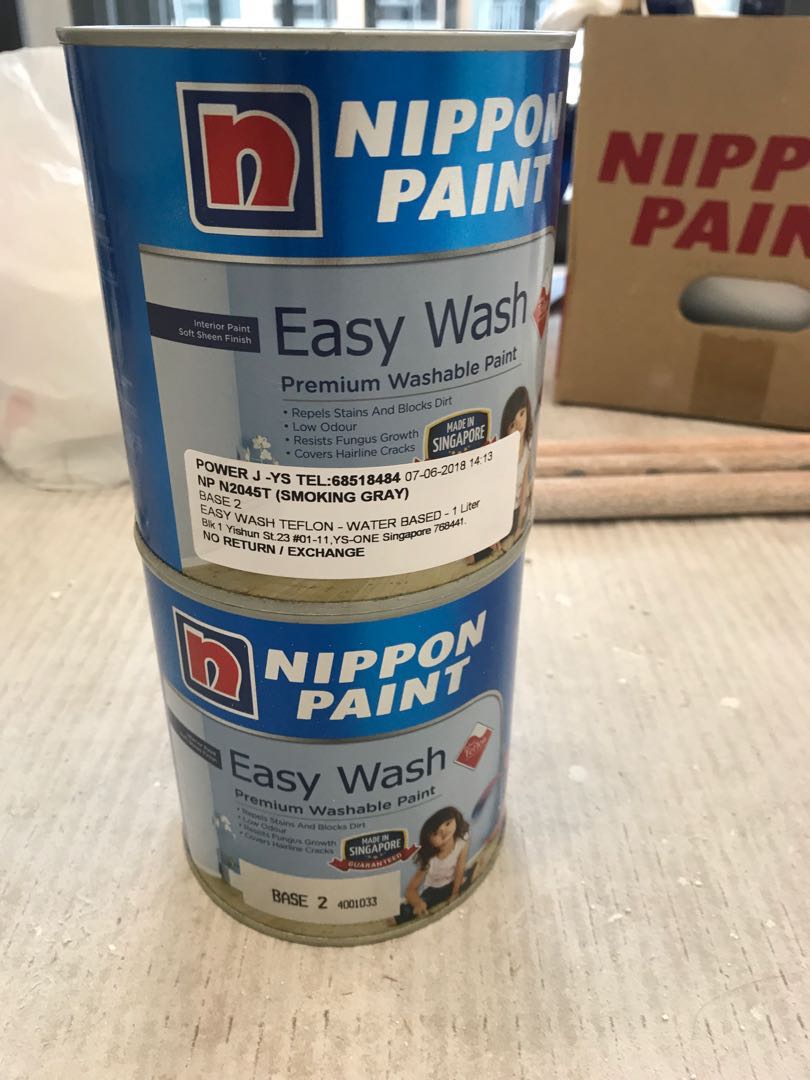 Nippon Paint , Smoking Gray, Everything Else on Carousell