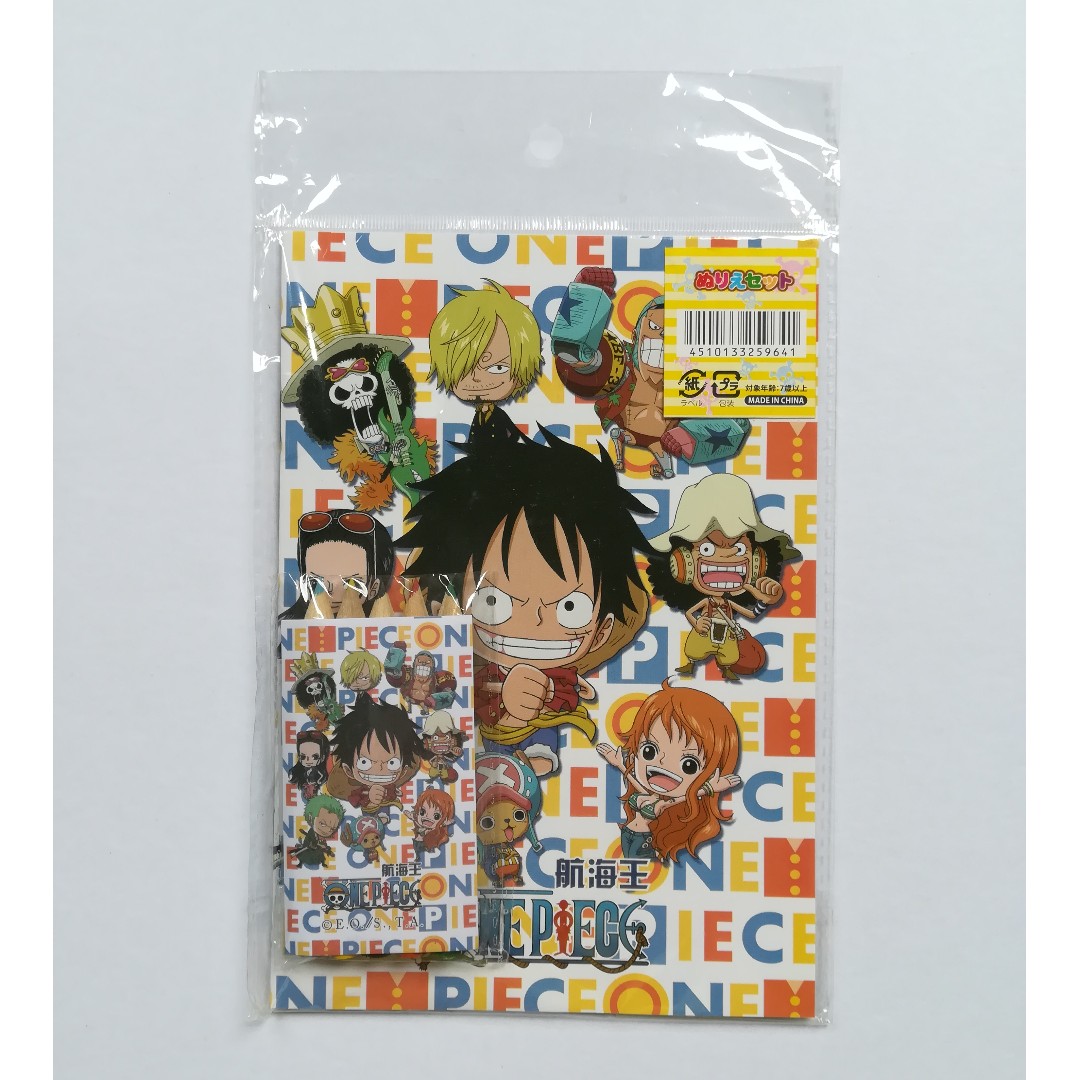 One Piece - Monkey D. Luffy - Mini Colored Pencil Set, Hobbies & Toys ...