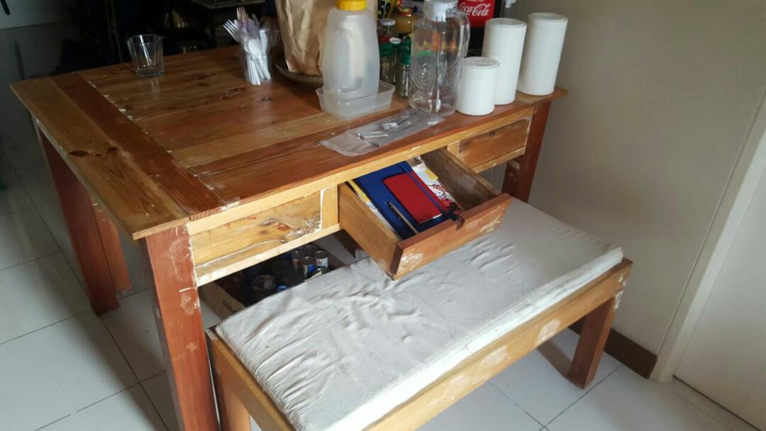 Palochina Dining Table and Benches, Babies & Kids, Baby Nursery & Kids ...