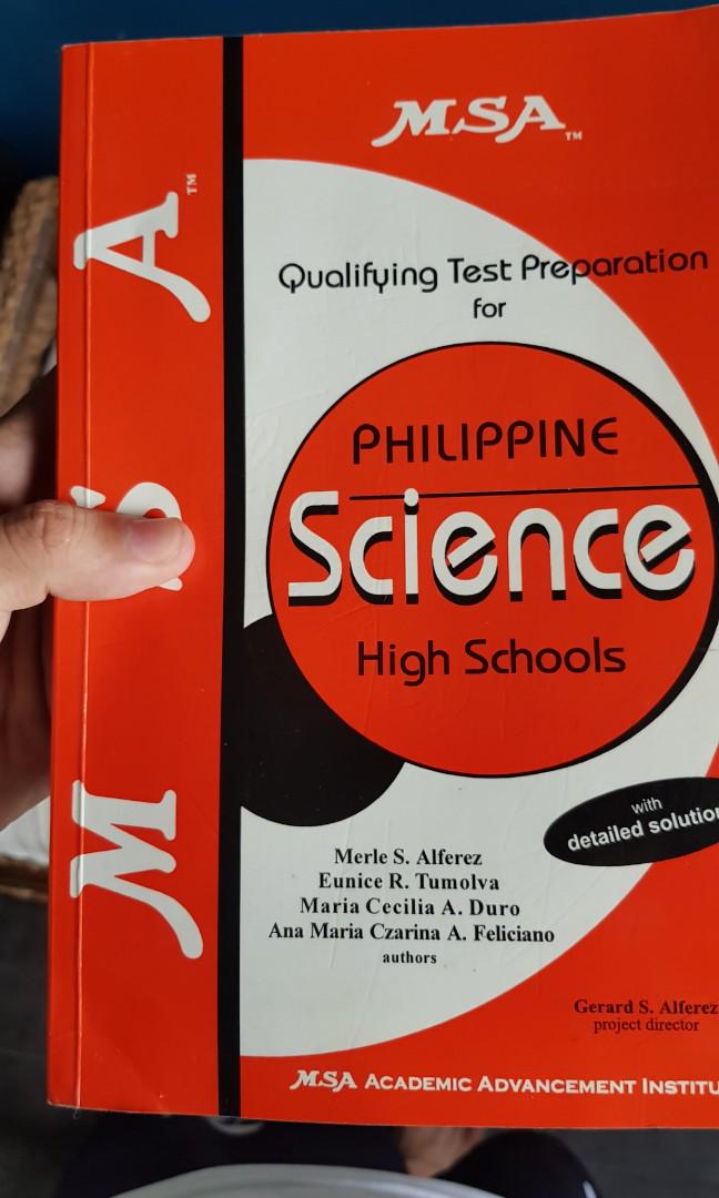 Philippine Science High School NCE preparation book from MSA, Hobbies ...