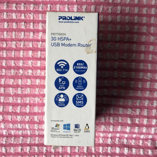 ProLink 3G USB WiFi USB Modem Router, Computers & Tech, Parts ...