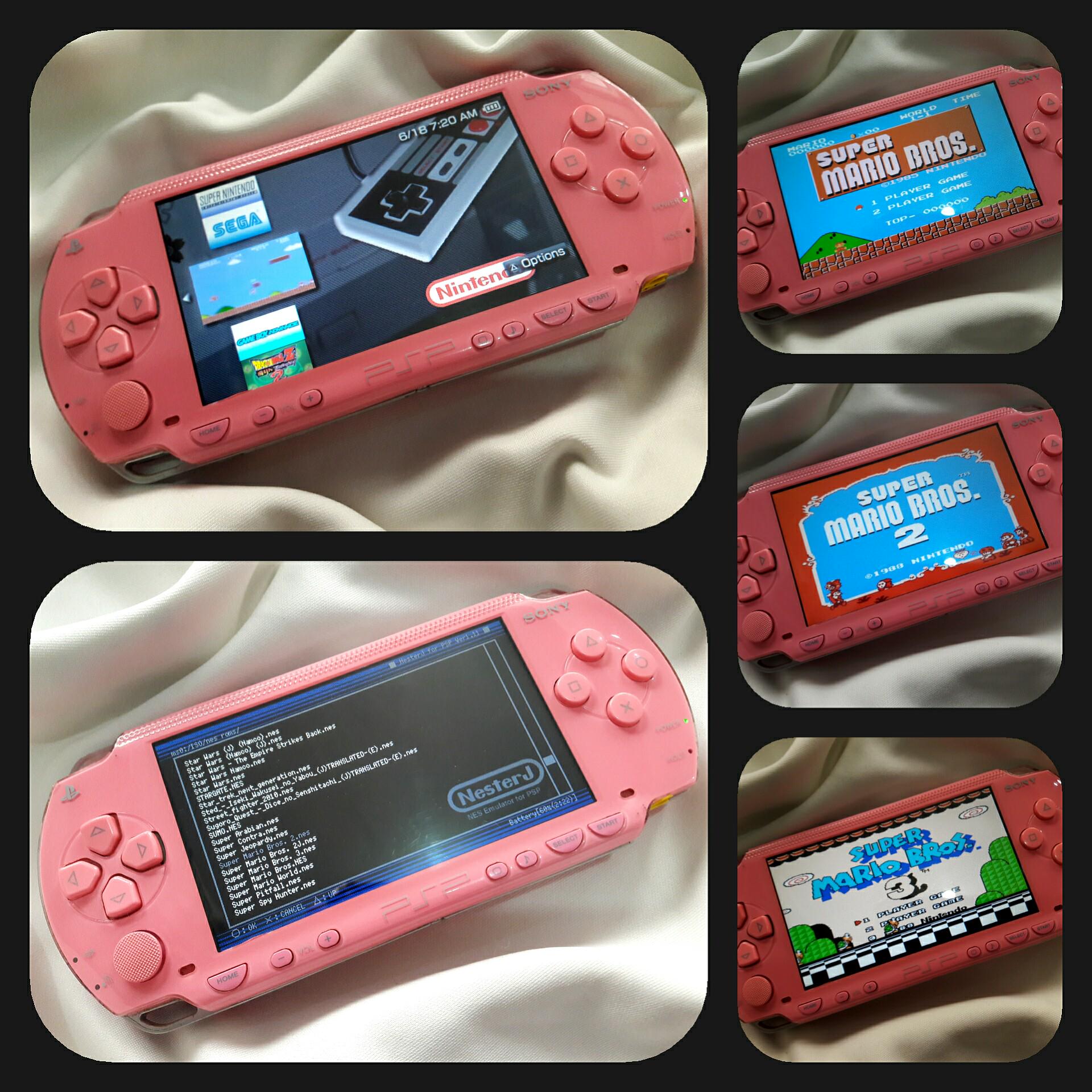 Psp 1000 Pink v6.60 Downloadable fat phat on Carousell