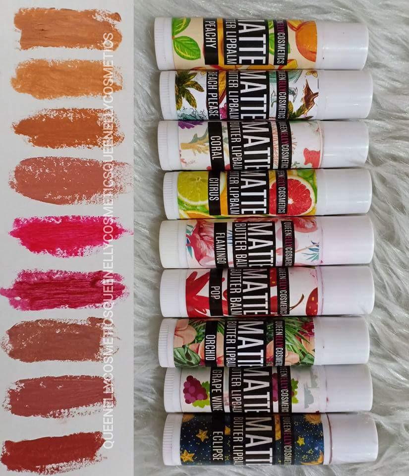Queen Elly Cosmetics Matte Butter LipBalm, Beauty & Personal Care, Face ...