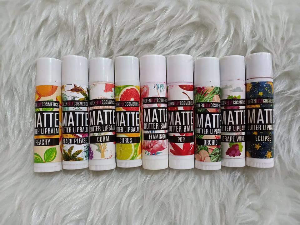 Queen Elly Cosmetics Matte Butter LipBalm, Beauty & Personal Care, Face ...