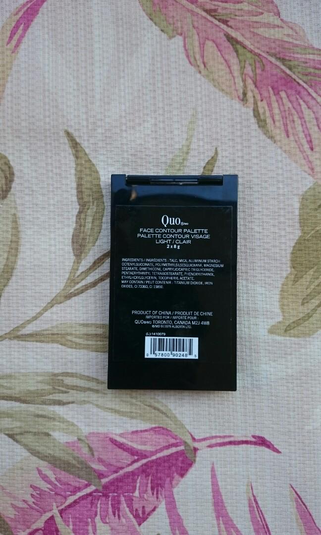 Quo Face Contour Palette, Beauty & Personal Care, Face, Makeup on Carousell