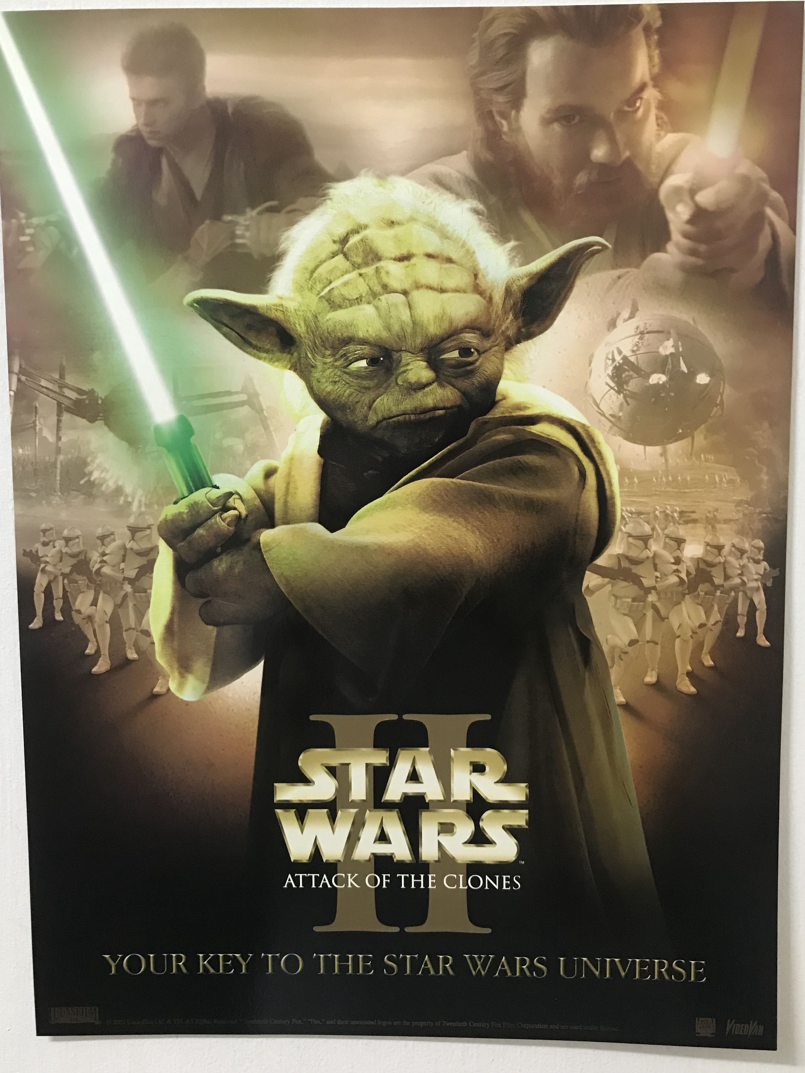 Star Wars II Individual Character Movie Poster, Hobbies & Toys, Music ...