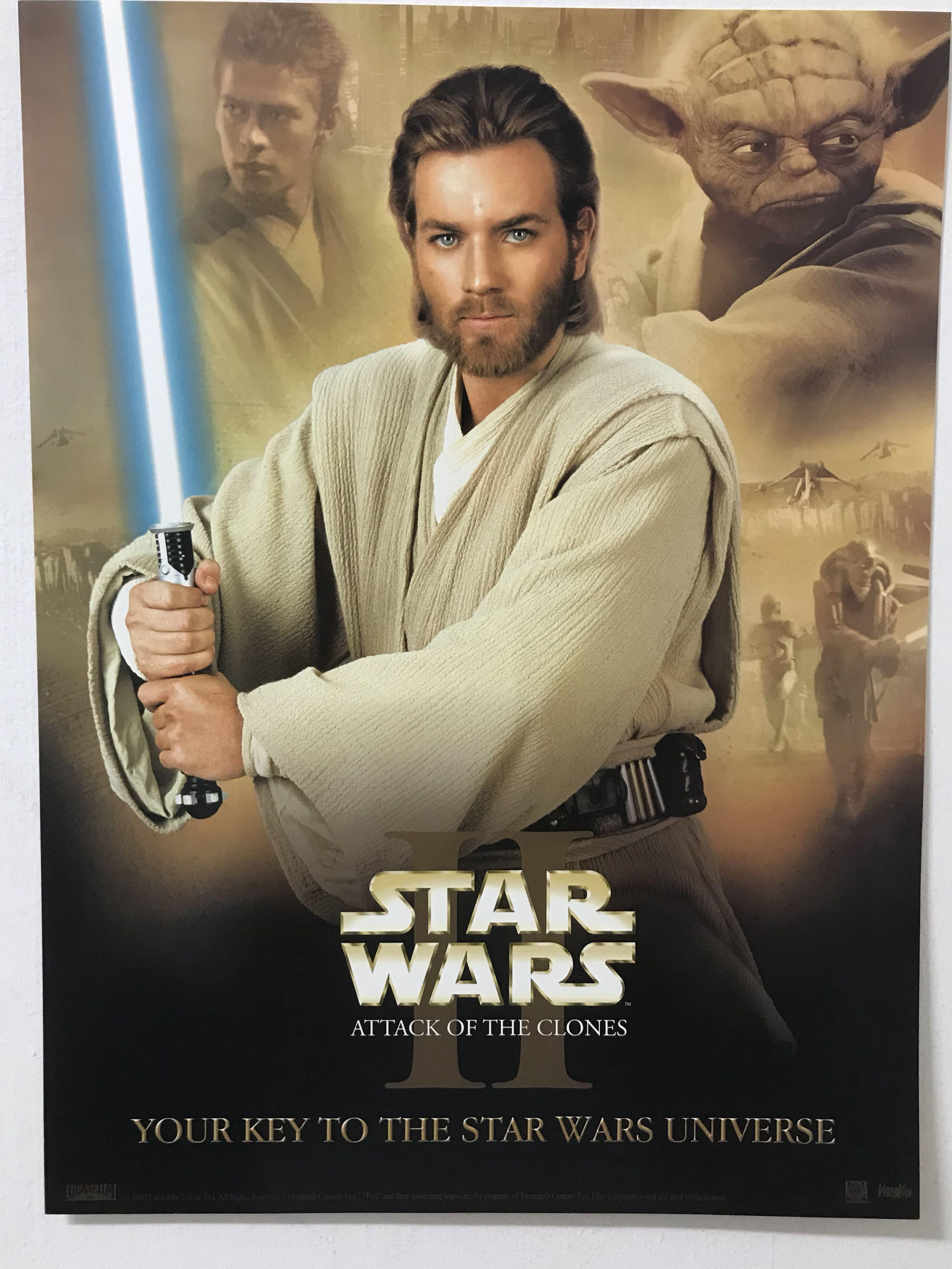 Star Wars II Individual Character Movie Poster, Hobbies & Toys, Music ...