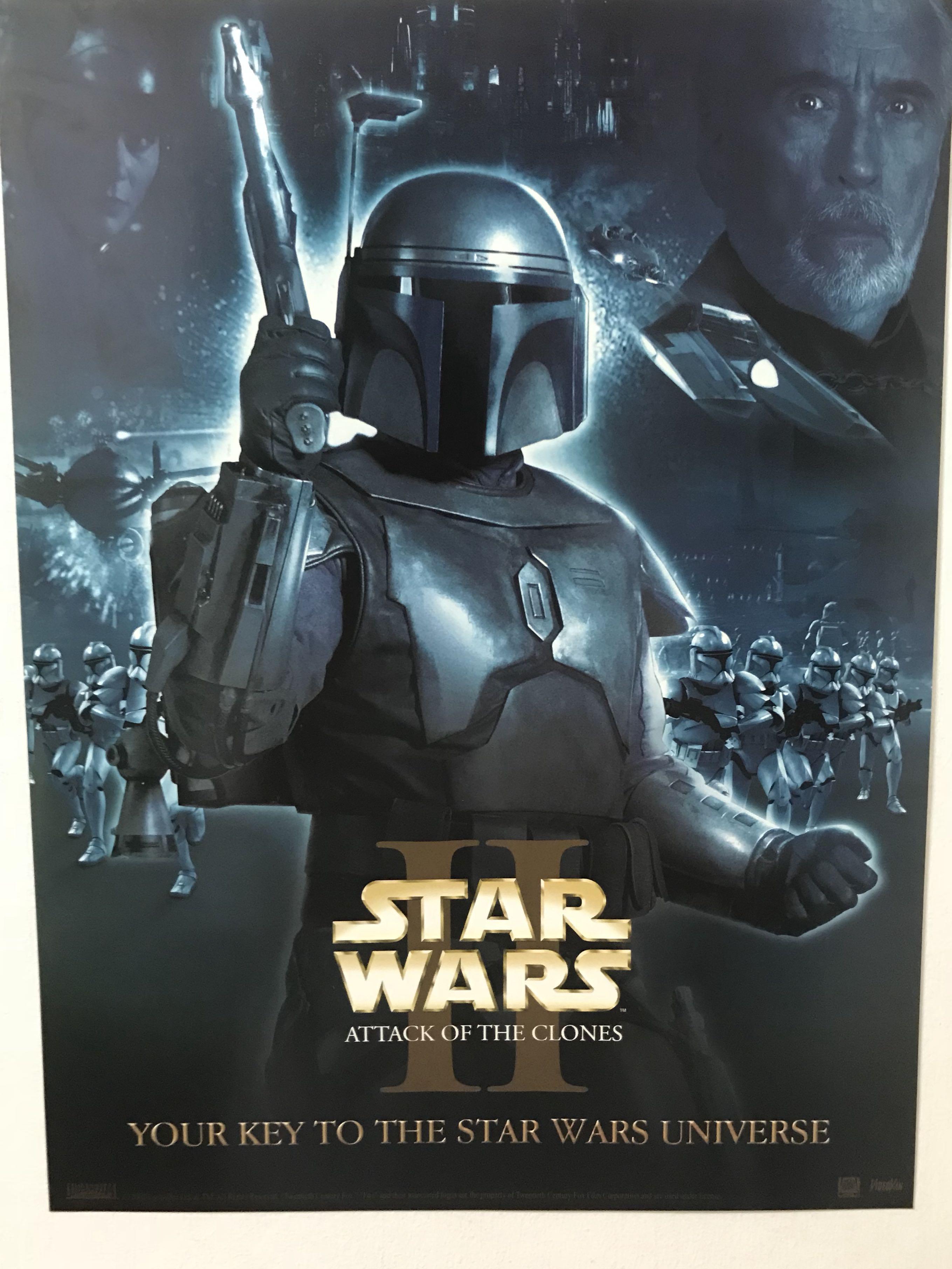 Star Wars II Individual Character Movie Poster, Hobbies & Toys, Music ...