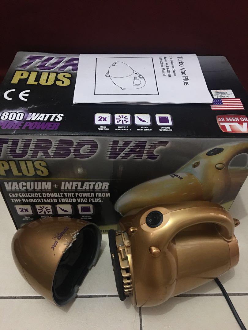 Turbo Vac Plus - Vacuum cleaner, TV & Home Appliances, Kitchen ...