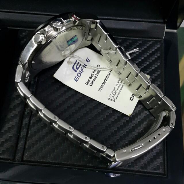 Casio Edifice red bull limited edition, Men's Fashion, Watches ...