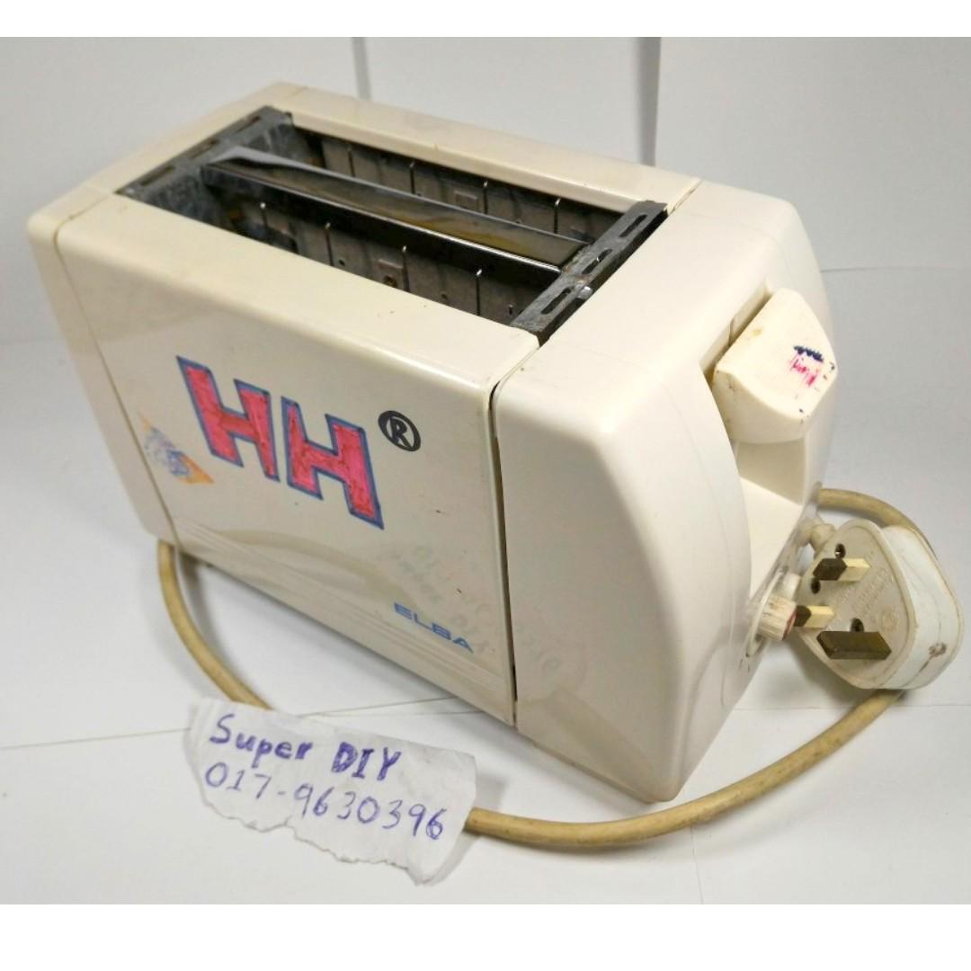 ELBA pembakar roti bread toaster 2 keping roti, TV & Home Appliances ...