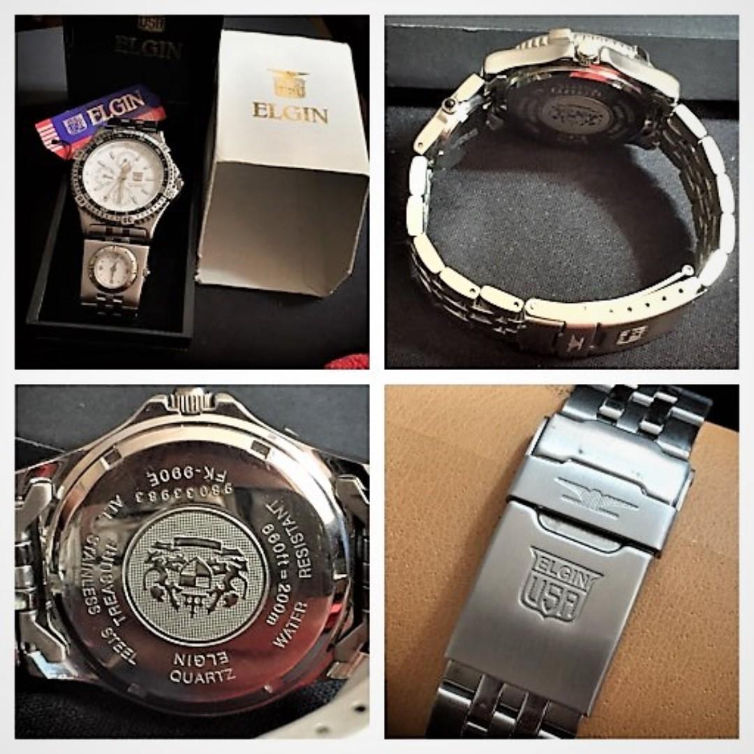 ELGIN USA 24H-INDICATOR 200M Men's Watch (Dual Dial), Mobile Phones ...