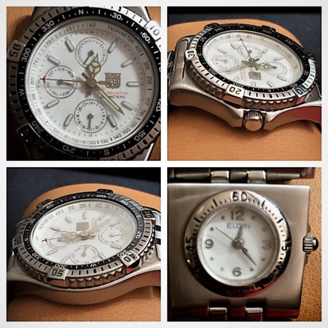 ELGIN USA 24H-INDICATOR 200M Men's Watch (Dual Dial), Mobile Phones ...
