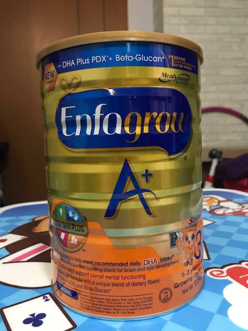 Enfagrow Stage 3 1.8k g, Babies & Kids, Nursing & Feeding, Weaning ...