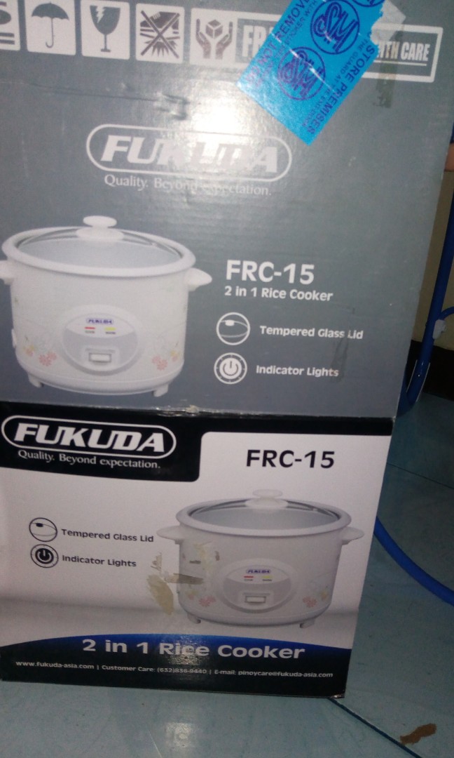 Fukuda 1.5L 8 Cups Rice Cooker FRC-15 (Brand New), TV & Home Appliances ...