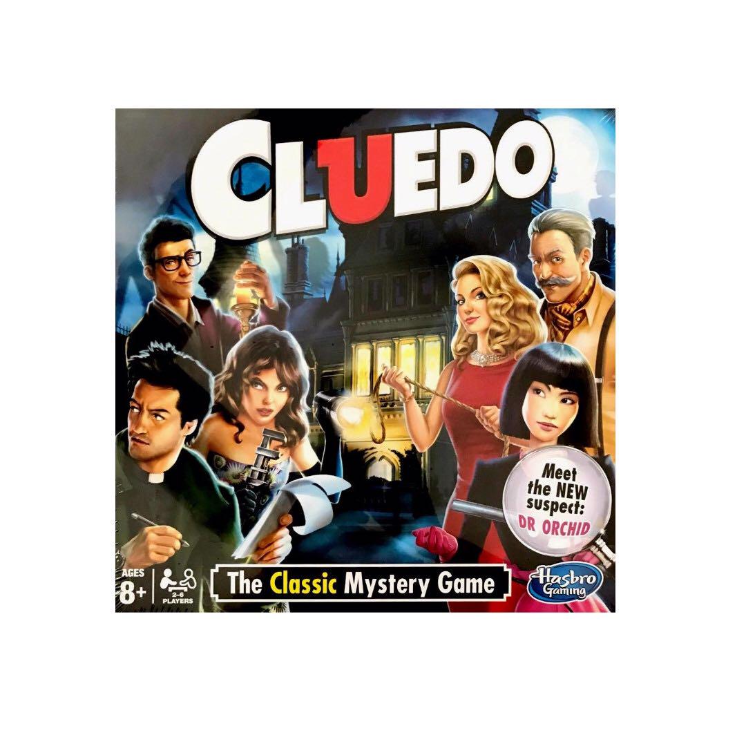 Hasbro Cluedo The Classic Mystery Game Board Game (30 cards version ...