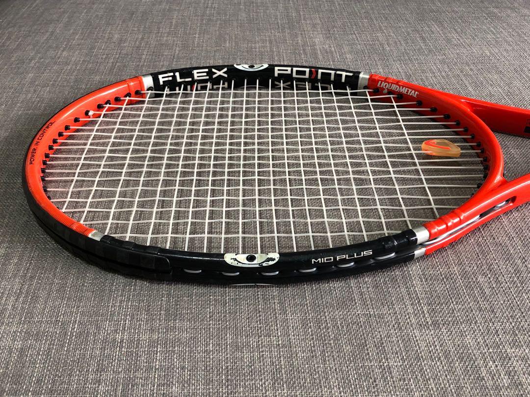 HEAD Flexpoint Radical 98 Racket, Sports Equipment, Sports & Games ...
