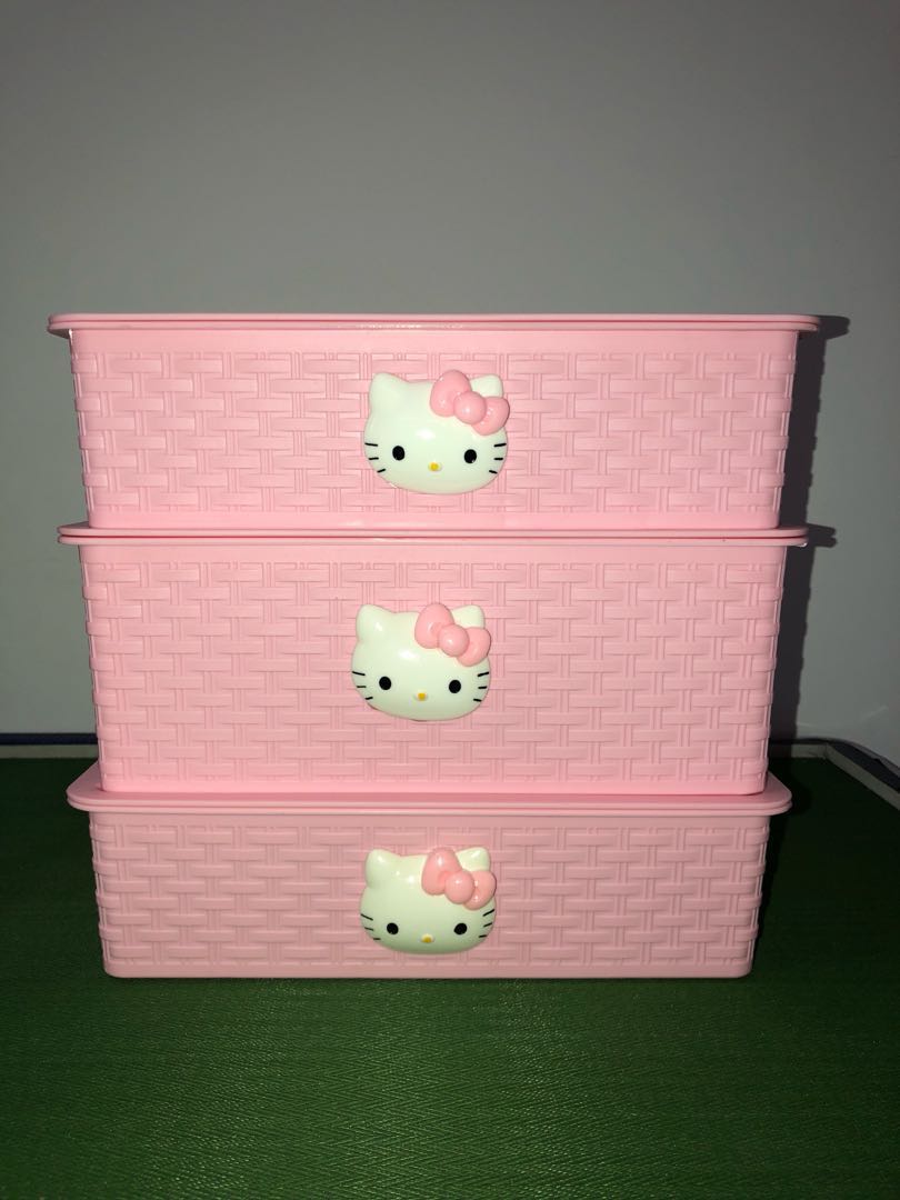 Hello Kitty Storage Box, Furniture & Home Living, Home Decor, Other ...