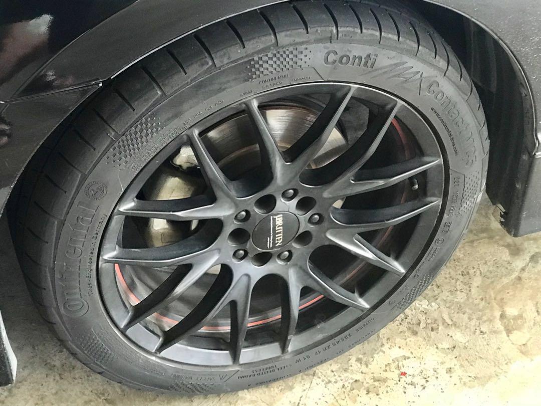 Honda FD Civic 17 Inch Rims and Tyres, Car Accessories, Tyres & Rims on ...