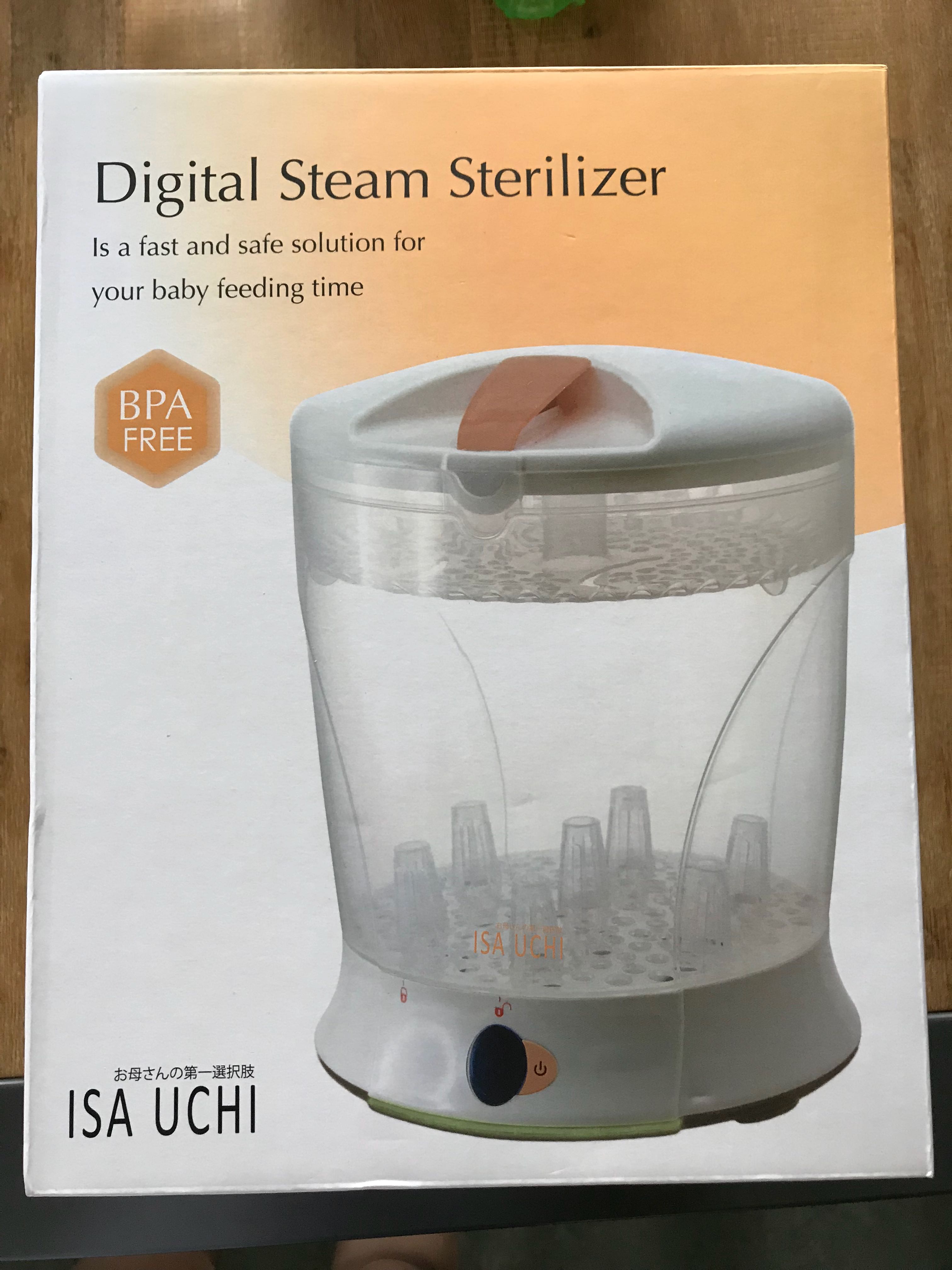Isa Uchi Steam Sterilizer, Babies & Kids, Nursing & Feeding on Carousell