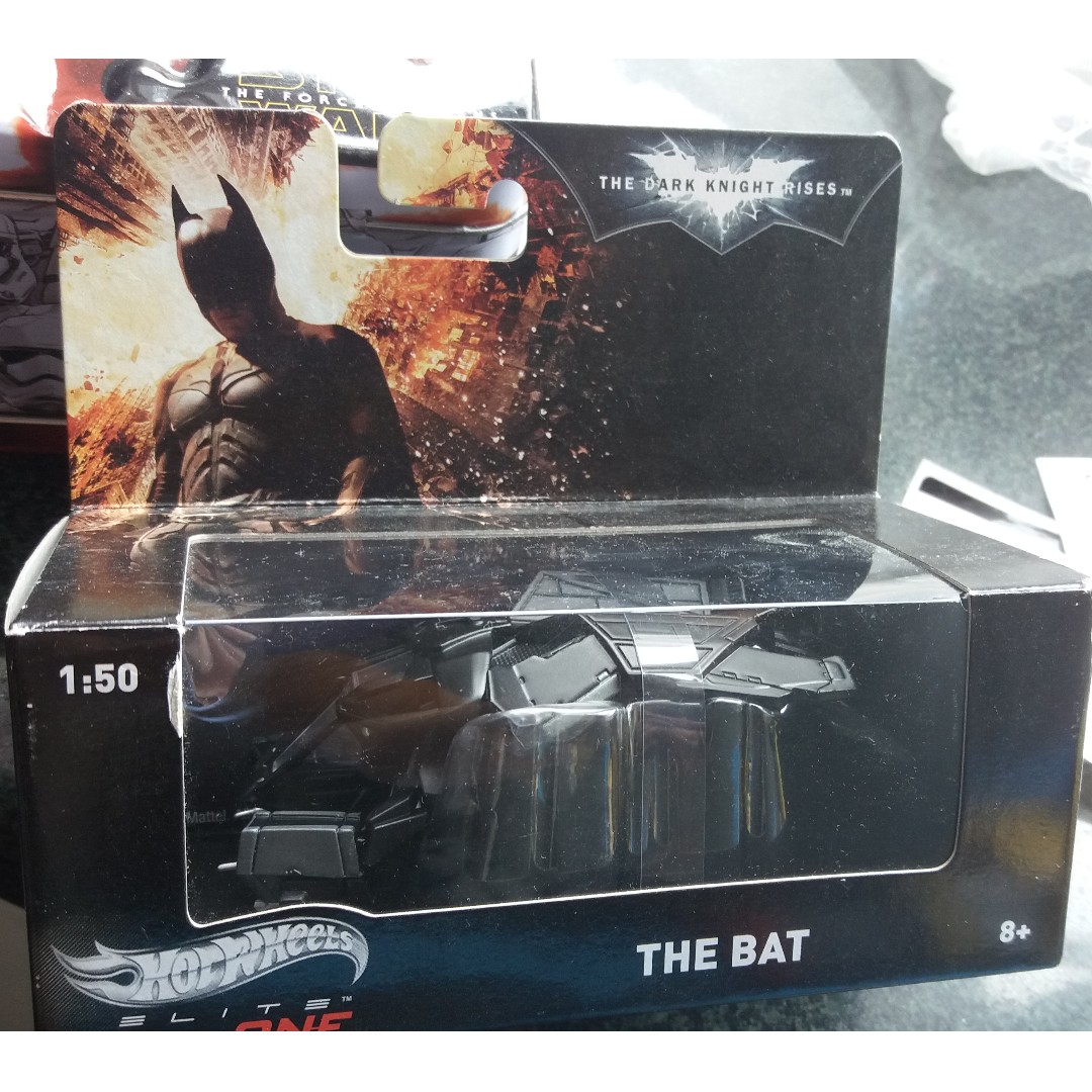 Mattel Hot Wheels Batman Dark Knight Rises - The Bat 1:50(全新), 興趣及遊戲 ...
