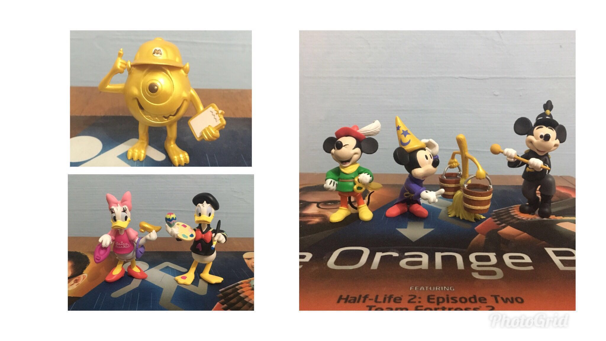 Mini Figure World Figurines: Mickey Mouse, Donald and Daisy Duck, Mike ...