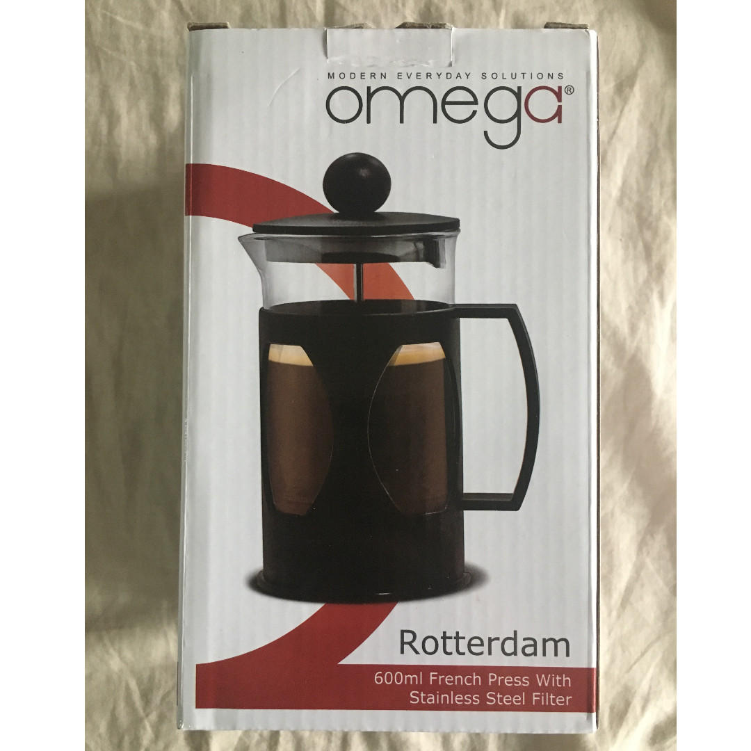 omega french press; rotterdam; 600ml french press, TV & Home Appliances ...