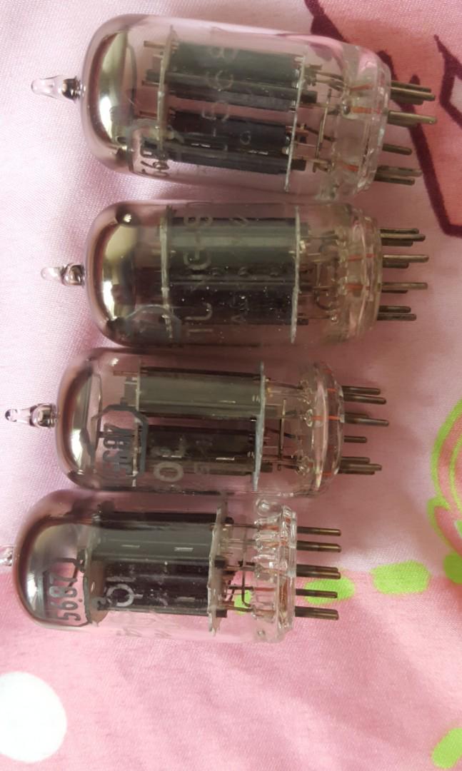 RAYTHEON 5687WA JAN CRP 9/61 TUNG SOL JTL 5687, Audio, Other Audio ...