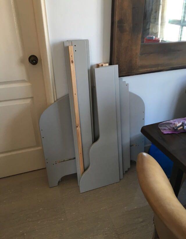 Set IKEA Extendable Frame with LURÖY Bed Slatted bed base, Furniture ...